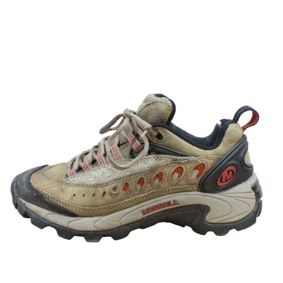 Merrell | Shoes | Merrell Mens Coffee Brick Brown Lace Up Performance ...